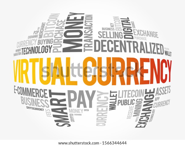 Virtual Currency Digital Representation Value Only Stock Vector ...