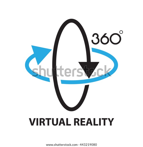 Virtual Reality Icon Symbol Stock Vector (Royalty Free) 443219080 ...