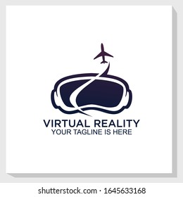 Virtual Reality Logo Template Design Vector Stock Vector (Royalty Free ...