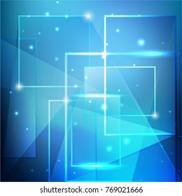 Virtual Technology Background Light Effects Stock Vector (Royalty Free ...