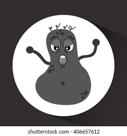 Virus Character Design Stock Vector (Royalty Free) 406657612 | Shutterstock