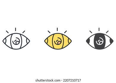 Vision Icons Symbol Vector Elements Infographic Stock Vector (Royalty ...