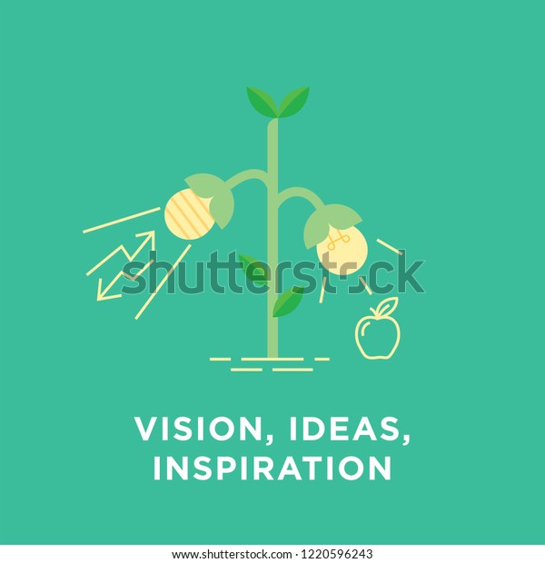 Vision Ideas Inspiration Vector Illustration Stock Vector (Royalty Free ...