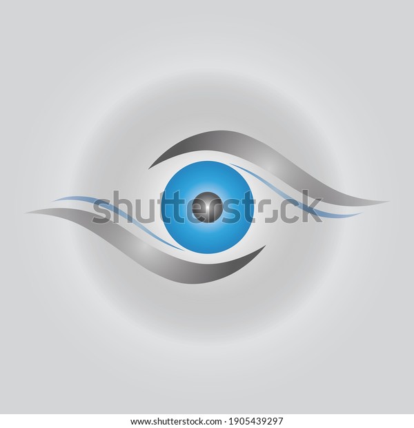 Vision Logo Concept Eye Design Stock Vector (Royalty Free) 1905439297 ...