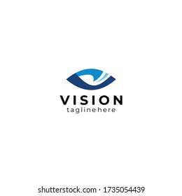 Vision Logo Icon Vector Isolated Stock Vector (Royalty Free) 1735054439 ...