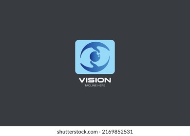 Vision Modern Abstract Logo Design Stock Vector (Royalty Free ...
