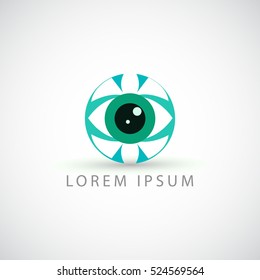 Vision Vector Logo Concept Illustration Human : image vectorielle de ...