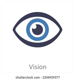 Vision View Icon Concept Stock Vector (Royalty Free) 2204929377 ...