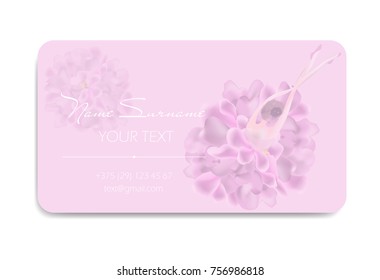 Visiting Card Design Floral Stock Vector (Royalty Free) 756986818 ...