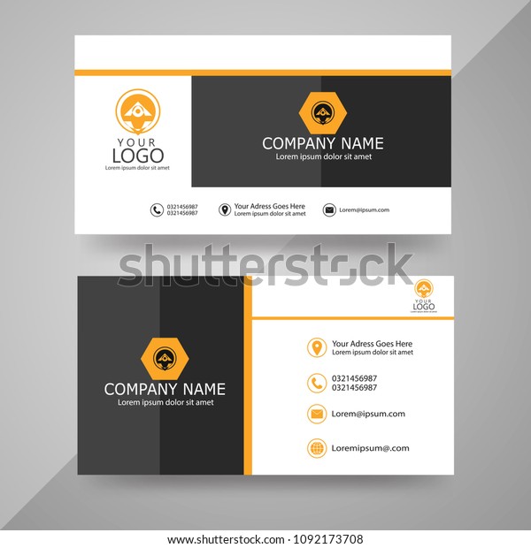 Visiting Card Designs Stock Vector (Royalty Free) 1092173708 | Shutterstock