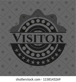Visitor Black Badge Stock Vector (Royalty Free) 1158143269 | Shutterstock