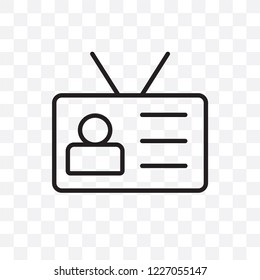 Visitor Vector Linear Icon Isolated On Stock Vector (Royalty Free ...