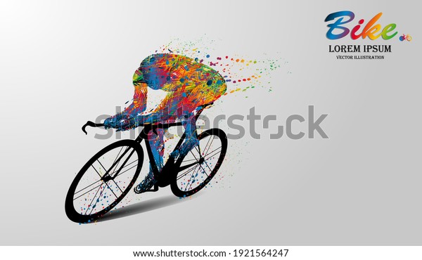 Visual Drawing Bike Fast Speed Bicycle Stock Vector (Royalty Free ...
