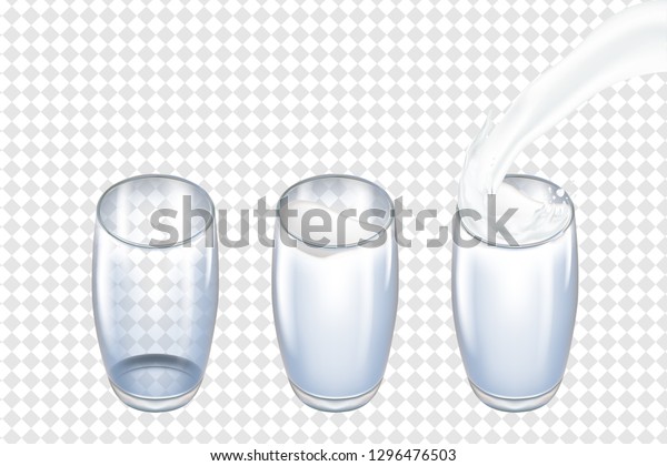 Visual Drawing Delicious Milk Pouring Dripping Stock Vector (Royalty ...