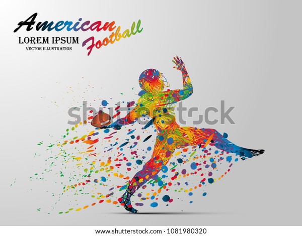 Visual Drawing Silhouettes Man Throwing Ball Stock Vector (Royalty Free ...