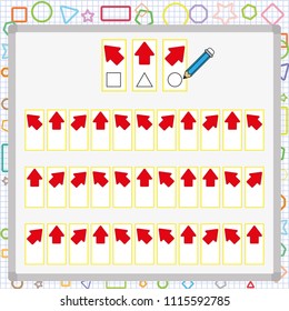 Visual Perception Game Perception Game Kids Stock Vector (Royalty Free ...