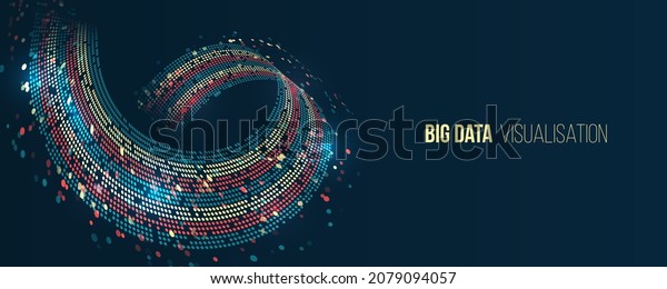 Visualization Sorting Data Abstract Processing Information Stock Vector 2321