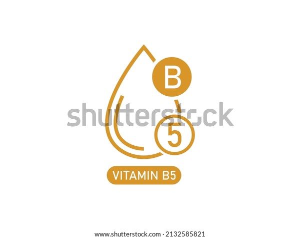 Vitamin B5 Logo Icon Drop Vector: เวกเตอร์สต็อก (ปลอดค่าลิขสิทธิ์ ...