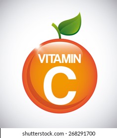 Vitamin C Design Vector Illustration Eps10 Stock Vector (Royalty Free ...