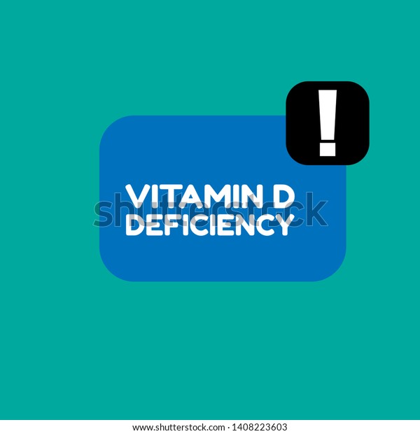Vitamin D Deficiency Sign Flat Design Stock Vector (Royalty Free ...
