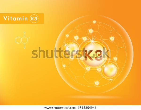 Vitamin K3 Shining Pill Capsule Icon Stock Vector (Royalty Free ...