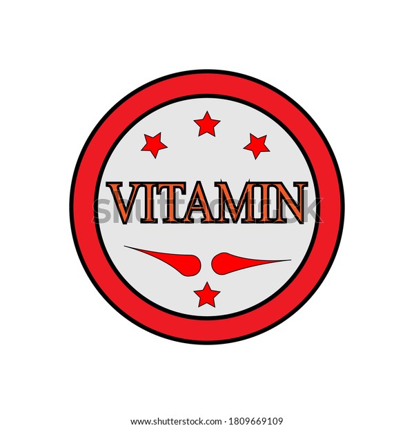 Vitamin Symbol Icon Vector Design Illustration Stock Vector (Royalty ...