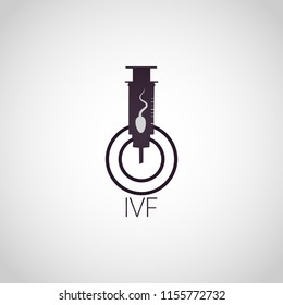 Vitro Fertilization Logo Ivf Logo Icon Stock Vector (Royalty Free ...