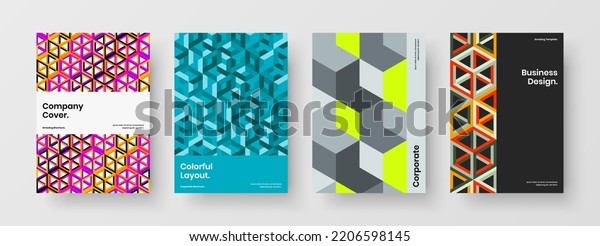 Vivid Corporate Identity Design Vector Template Stock Vector (Royalty ...