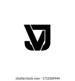 Vj Letter Original Monogram Logo Design Stock Vector (Royalty Free ...