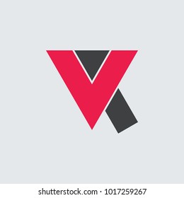 Vk Letter Logo Design Vector Stock Vector (Royalty Free) 1017259267 ...