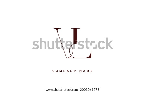 Vl Lv Alphabets Letters Logo Monogram Stock Vector (Royalty Free ...