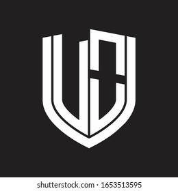 Vo Logo Monogram Emblem Shield Design Stock Vector (Royalty Free ...