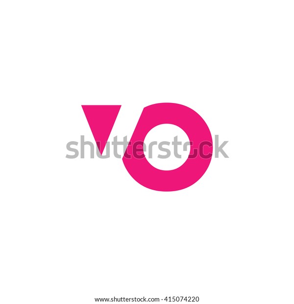 Vo Logo Vector Graphic Branding Letter Stock Vector (Royalty Free ...