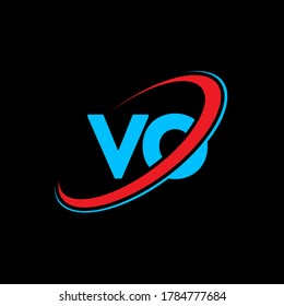 Vo V O Letter Logo Design Stock Vector (Royalty Free) 1784777684 ...