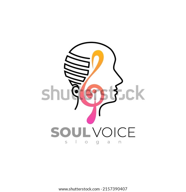 Voice Vector Icon Logo Design Voice Stock Vector (Royalty Free ...