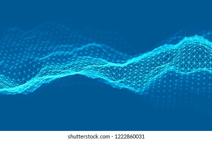 Voice Wave Background Eps 10 Vector Stock Vector (Royalty Free ...