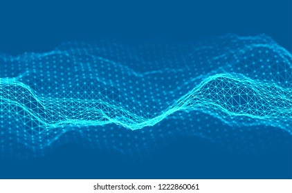 Voice Wave Background Eps 10 Vector Stock Vector (Royalty Free ...