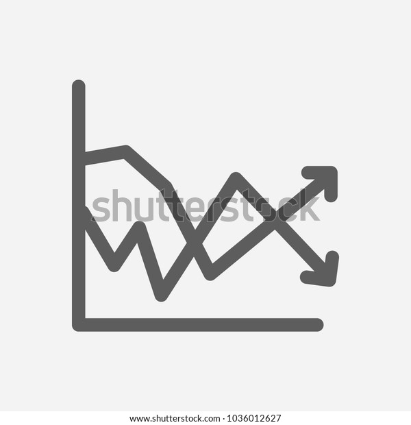 Volatility Icon Line Symbol Isolated Vector Stock Vector (Royalty Free ...