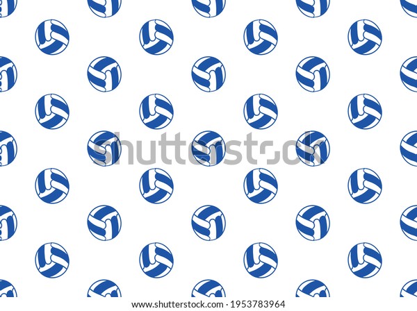 Volleyball Seamless Texture Graphics Design Stock Vector (Royalty Free ...