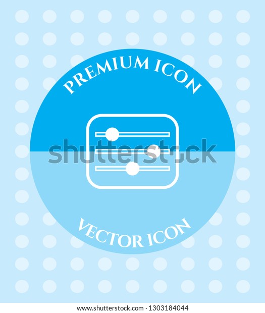 Volume Balance Icon Web Applications Software Stock Vector (Royalty ...