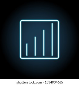 Volume Icon Neon Style Simple Thin Stock Vector (Royalty Free ...