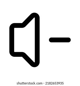 Volume Icon Outline Style Stock Vector (Royalty Free) 2182653935 ...
