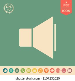 Volume Icon Symbol Stock Vector (Royalty Free) 1107231020 | Shutterstock