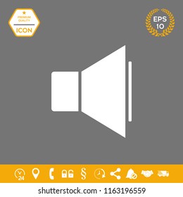 Volume Icon Symbol Stock Vector (Royalty Free) 1163196559 | Shutterstock