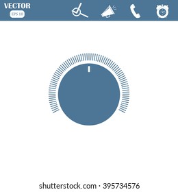 Volume Knob Icon Volume Knob Vector Stock Vector (Royalty Free ...