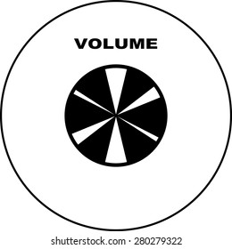 Volume Knob Symbol Stock Vector (Royalty Free) 280279322 | Shutterstock