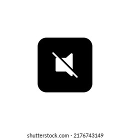 Volume Sound Mute Button Icon Stock Vector (Royalty Free) 2176743149 ...