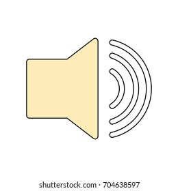 Volume Sound Symbol Stock Vector (Royalty Free) 704638597 | Shutterstock