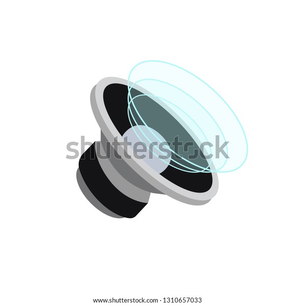 Volume Stereo Symbol Emoji Vector Stock Vector (Royalty Free ...