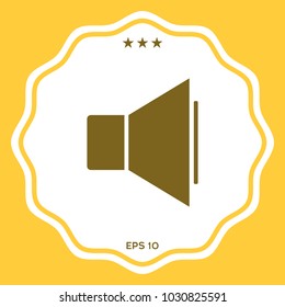 Volume Symbol Icon Stock Vector (Royalty Free) 1030825591 | Shutterstock